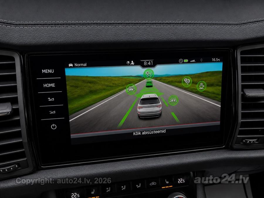 Melns Skoda Kodiaq 2023 Pērnava, ar dzinēja tilpumu 2.00 L un nobraukumu 101 tūkst. km par 34990 €, foto 19 vietnē AUTOMOTO.COM.LV