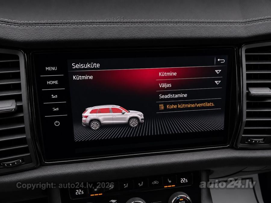 Melns Skoda Kodiaq 2023 Pērnava, ar dzinēja tilpumu 2.00 L un nobraukumu 101 tūkst. km par 34990 €, foto 20 vietnē AUTOMOTO.COM.LV