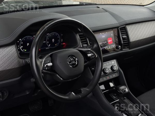 Черный Шкода Kodiaq 2023 в Валмиера, объемом двигателя 2.00 л и пробегом 97 тыс. км за 28500 €, фото 9 на AUTOMOTO.COM.LV