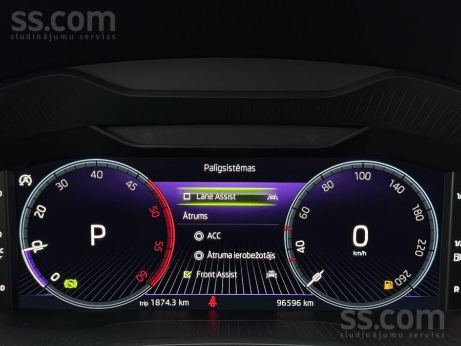 Черный Шкода Kodiaq 2023 в Валмиера, объемом двигателя 2.00 л и пробегом 97 тыс. км за 28500 €, фото 13 на AUTOMOTO.COM.LV