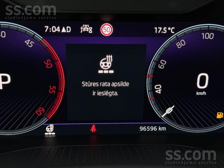 Черный Шкода Kodiaq 2023 в Валмиера, объемом двигателя 2.00 л и пробегом 97 тыс. км за 28500 €, фото 14 на AUTOMOTO.COM.LV