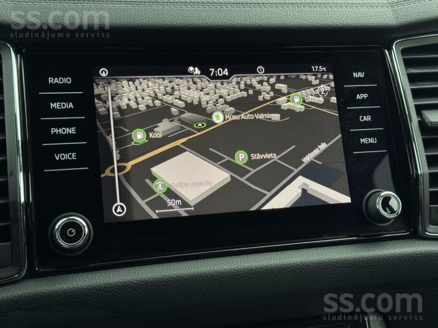 Черный Шкода Kodiaq 2023 в Валмиера, объемом двигателя 2.00 л и пробегом 97 тыс. км за 28500 €, фото 18 на AUTOMOTO.COM.LV