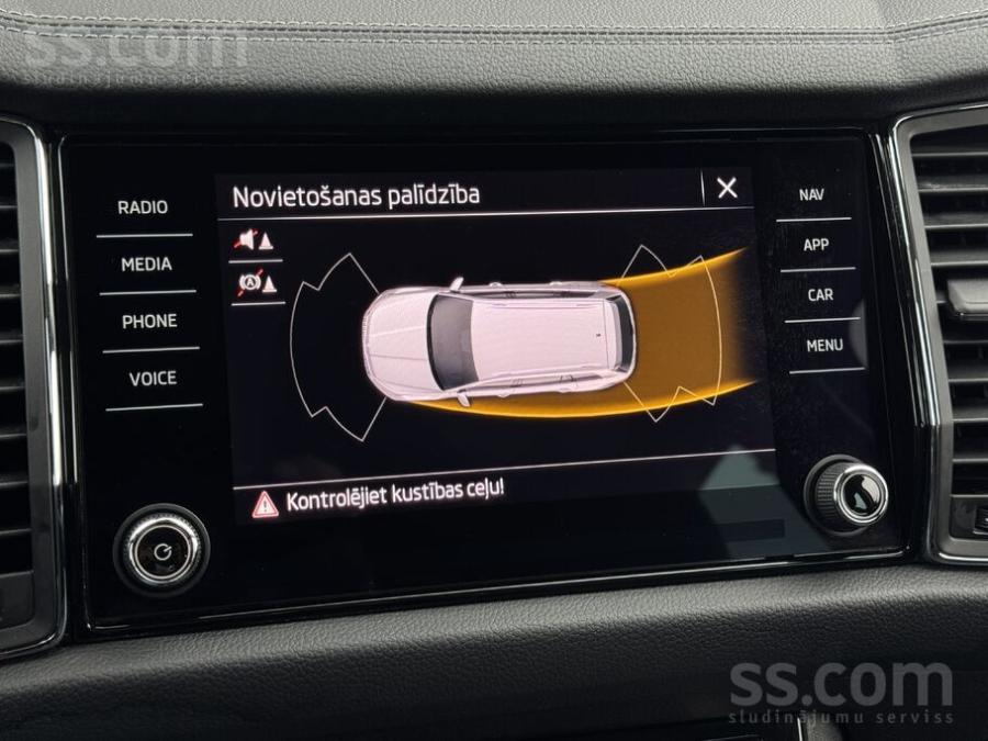 Черный Шкода Kodiaq 2023 в Валмиера, объемом двигателя 2.00 л и пробегом 97 тыс. км за 28500 €, фото 19 на AUTOMOTO.COM.LV