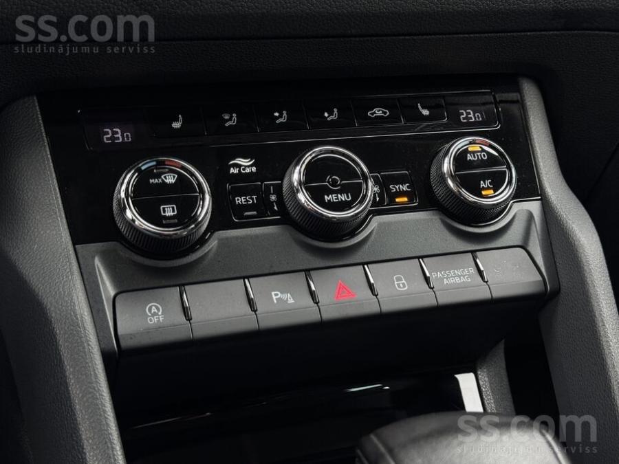 Черный Шкода Kodiaq 2023 в Валмиера, объемом двигателя 2.00 л и пробегом 97 тыс. км за 28500 €, фото 22 на AUTOMOTO.COM.LV