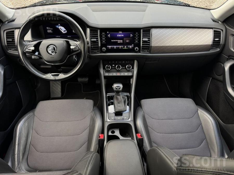 Черный Шкода Kodiaq 2023 в Валмиера, объемом двигателя 2.00 л и пробегом 97 тыс. км за 28500 €, фото 24 на AUTOMOTO.COM.LV