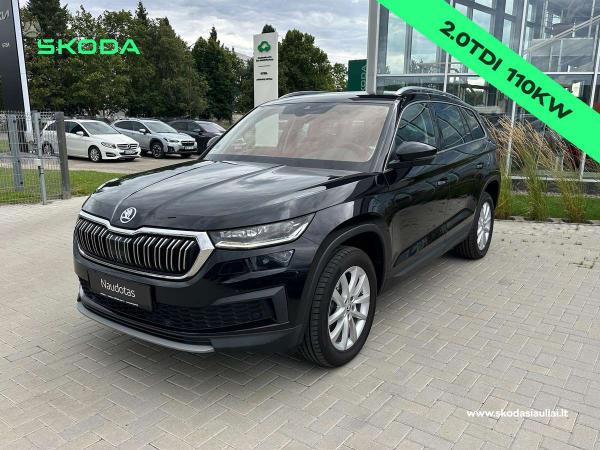 Black Skoda Kodiaq 2023 in Siauliai, with an engine capacity of 1.97 L and mileage of 244 thousand km for 24000 €, photo 1 on AUTOMOTO.COM.LV