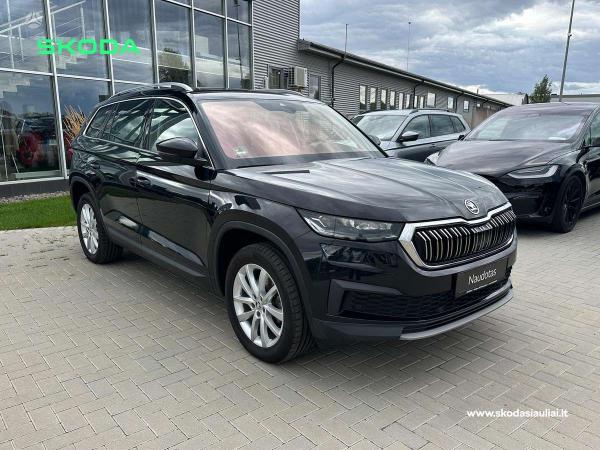 Black Skoda Kodiaq 2023 in Siauliai, with an engine capacity of 1.97 L and mileage of 244 thousand km for 24000 €, photo 4 on AUTOMOTO.COM.LV