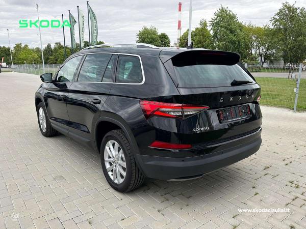 Black Skoda Kodiaq 2023 in Siauliai, with an engine capacity of 1.97 L and mileage of 244 thousand km for 24000 €, photo 6 on AUTOMOTO.COM.LV