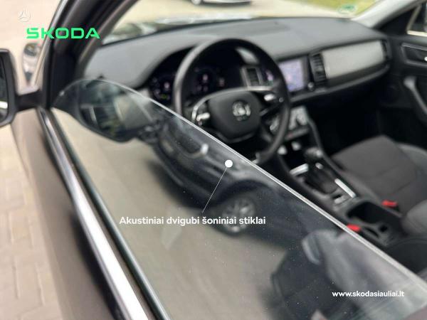 Black Skoda Kodiaq 2023 in Siauliai, with an engine capacity of 1.97 L and mileage of 244 thousand km for 24000 €, photo 10 on AUTOMOTO.COM.LV