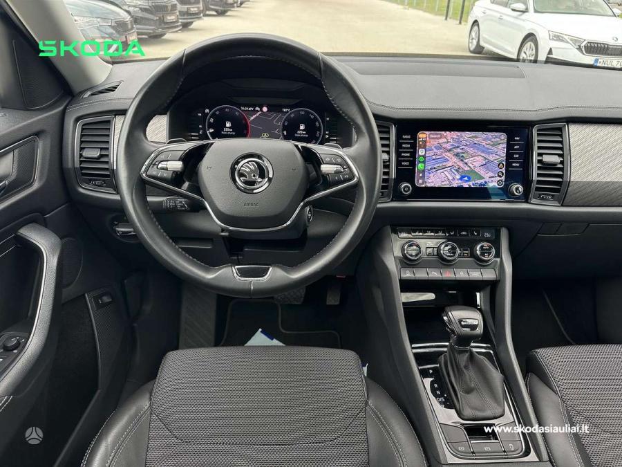 Black Skoda Kodiaq 2023 in Siauliai, with an engine capacity of 1.97 L and mileage of 244 thousand km for 24000 €, photo 17 on AUTOMOTO.COM.LV