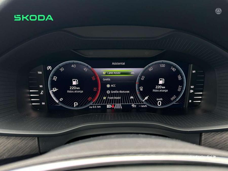 Black Skoda Kodiaq 2023 in Siauliai, with an engine capacity of 1.97 L and mileage of 244 thousand km for 24000 €, photo 20 on AUTOMOTO.COM.LV