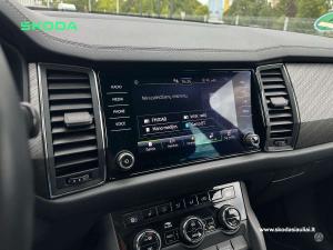Black Skoda Kodiaq 2023 in Siauliai, with an engine capacity of 1.97 L and mileage of 244 thousand km for 24000 €, photo 26 on AUTOMOTO.COM.LV