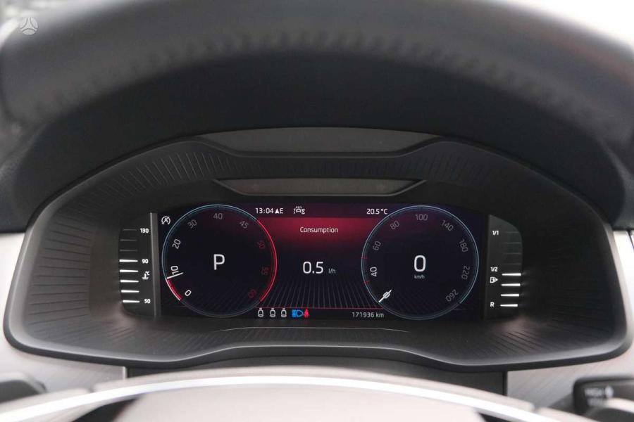 Black Skoda Kodiaq 2023 in Vilnius, with an engine capacity of 1.97 L and mileage of 172 thousand km for 23100 €, photo 12 on AUTOMOTO.COM.LV