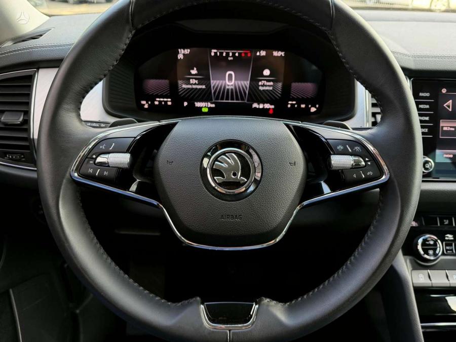 Черный Шкода Kodiaq 2023 в Каунас, объемом двигателя 1.50 л и пробегом 189 тыс. км за 20900 €, фото 7 на AUTOMOTO.COM.LV