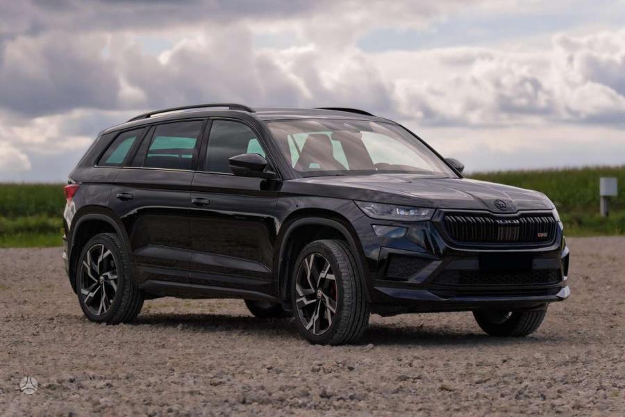 Черный Шкода Kodiaq 2023 в Каунас, объемом двигателя 1.98 л и пробегом 80 тыс. км за 36000 €, фото 5 на AUTOMOTO.COM.LV