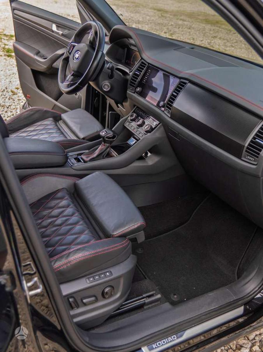 Черный Шкода Kodiaq 2023 в Каунас, объемом двигателя 1.98 л и пробегом 80 тыс. км за 36000 €, фото 10 на AUTOMOTO.COM.LV