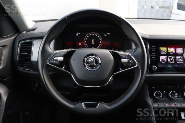 Шкода Kodiaq 2023 в Рига на AUTOMOTO.COM.LV Черный Шкода Kodiaq 2023 в Рига, объемом двигателя 2.00 л и пробегом 92 тыс. км за 26490 €, фото 11 на AUTOMOTO.COM.LV