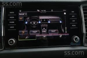 Melns Skoda Kodiaq 2023 Rīga, ar dzinēja tilpumu 2.00 L un nobraukumu 92 tūkst. km par 26490 €, foto 19 vietnē AUTOMOTO.COM.LV