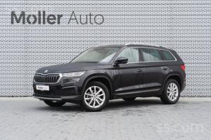 Melns Skoda Kodiaq 2023 Rīga, ar dzinēja tilpumu 1.50 L un nobraukumu 125 tūkst. km par 28650 €, foto  vietnē AUTOMOTO.COM.LV