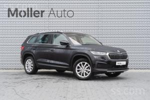 Black Skoda Kodiaq 2023 in Riga, with an engine capacity of 1.50 L and mileage of 125 thousand km for 28650 €, photo 3 on AUTOMOTO.COM.LV