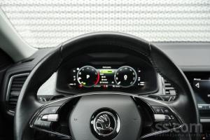 Black Skoda Kodiaq 2023 in Riga, with an engine capacity of 1.50 L and mileage of 125 thousand km for 28650 €, photo 13 on AUTOMOTO.COM.LV