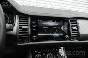 Black Skoda Kodiaq 2023 in Riga, with an engine capacity of 1.50 L and mileage of 125 thousand km for 28650 €, photo 18 on AUTOMOTO.COM.LV