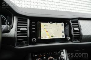 Black Skoda Kodiaq 2023 in Riga, with an engine capacity of 1.50 L and mileage of 125 thousand km for 28650 €, photo 23 on AUTOMOTO.COM.LV