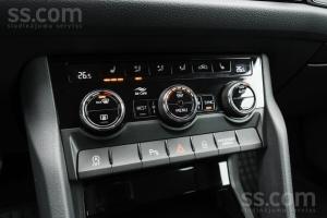 Black Skoda Kodiaq 2023 in Riga, with an engine capacity of 1.50 L and mileage of 125 thousand km for 28650 €, photo 25 on AUTOMOTO.COM.LV
