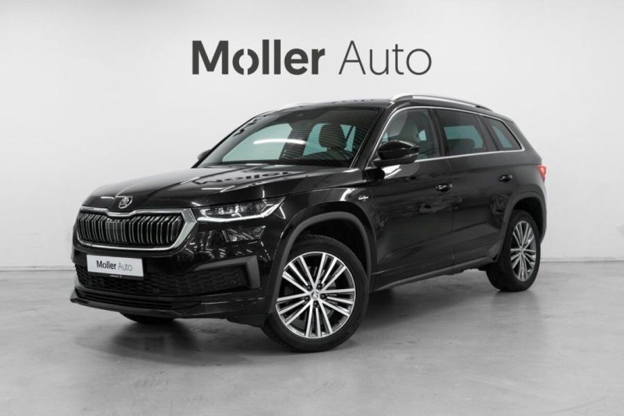 Черный Шкода Kodiaq 2023 в Вильнюс, объемом двигателя 2.00 л и пробегом 77 тыс. км за 35900 €, фото 1 на AUTOMOTO.COM.LV