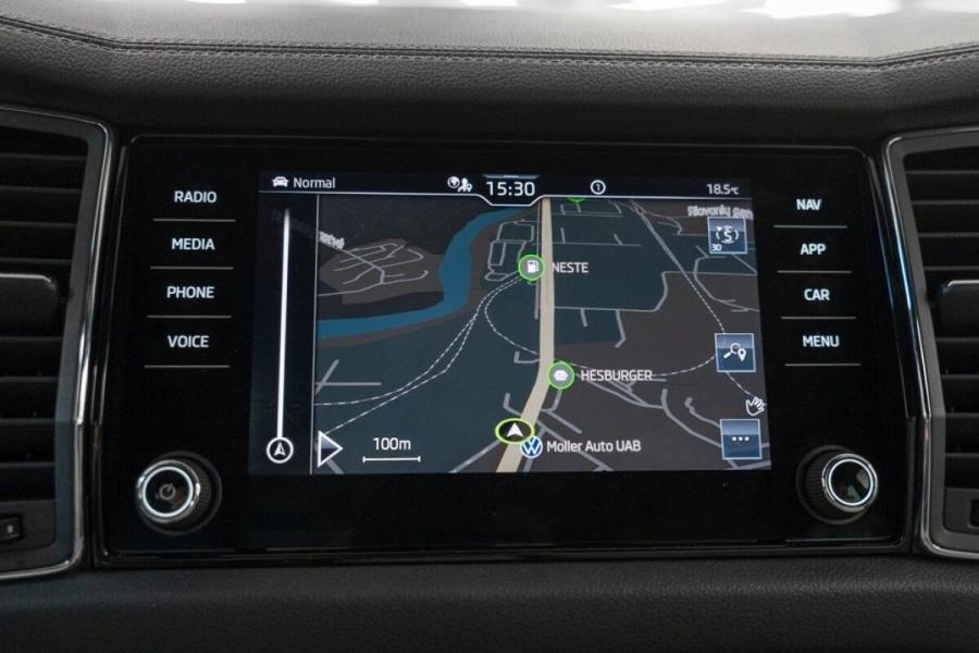 Черный Шкода Kodiaq 2023 в Вильнюс, объемом двигателя 2.00 л и пробегом 77 тыс. км за 35900 €, фото 15 на AUTOMOTO.COM.LV