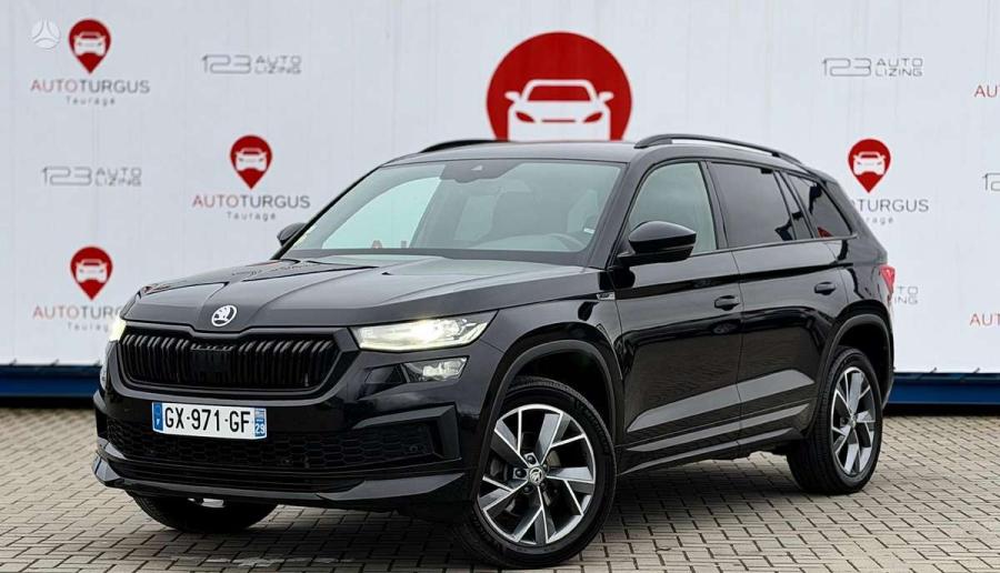 Black Skoda Kodiaq 2024 in Taurage, with an engine capacity of 2.00 L and mileage of 153 thousand km for 28900 €, photo 6 on AUTOMOTO.COM.LV