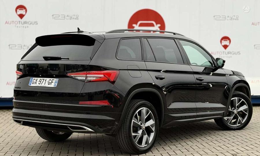Black Skoda Kodiaq 2024 in Taurage, with an engine capacity of 2.00 L and mileage of 153 thousand km for 28900 €, photo 10 on AUTOMOTO.COM.LV