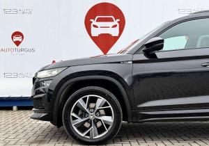 Black Skoda Kodiaq 2024 in Taurage, with an engine capacity of 2.00 L and mileage of 153 thousand km for 28900 €, photo 16 on AUTOMOTO.COM.LV