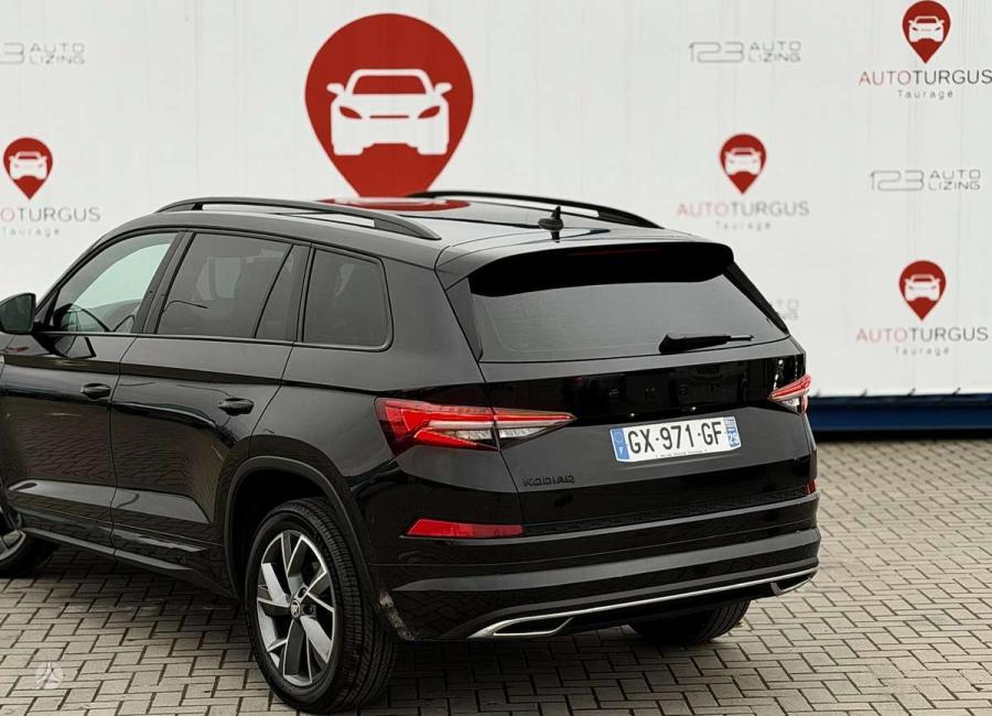 Black Skoda Kodiaq 2024 in Taurage, with an engine capacity of 2.00 L and mileage of 153 thousand km for 28900 €, photo 19 on AUTOMOTO.COM.LV