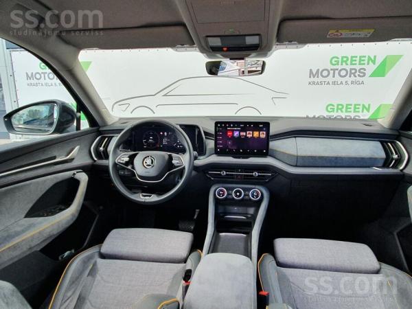 Черный Шкода Kodiaq 2024 в Рига, объемом двигателя 2.00 л и пробегом 20 тыс. км за 38500 €, фото 7 на AUTOMOTO.COM.LV