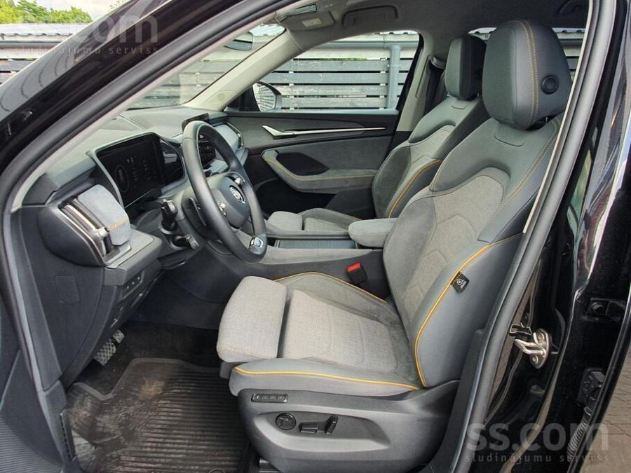 Черный Шкода Kodiaq 2024 в Рига, объемом двигателя 2.00 л и пробегом 20 тыс. км за 38500 €, фото 9 на AUTOMOTO.COM.LV