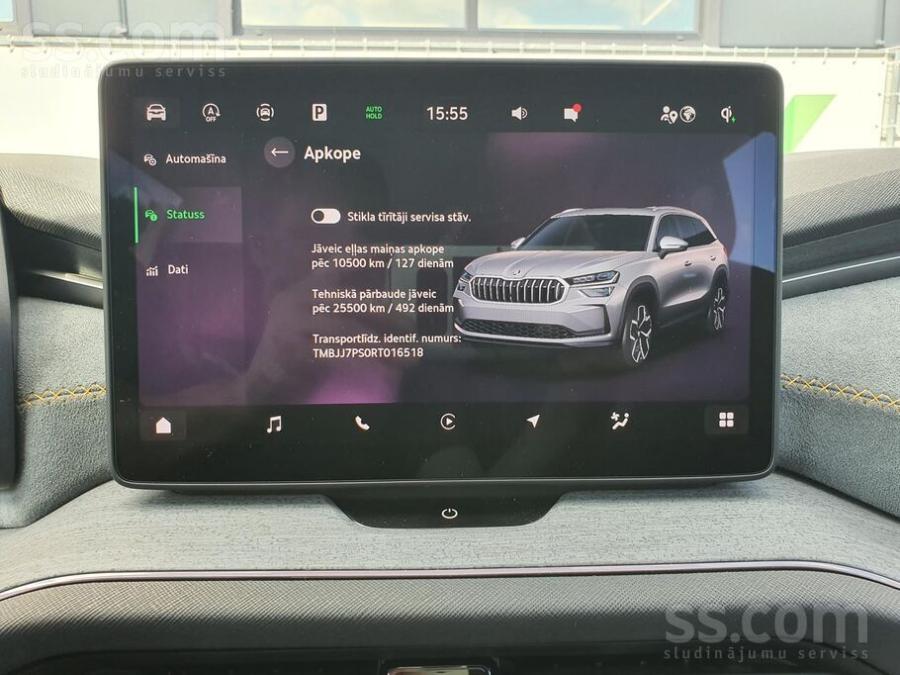 Черный Шкода Kodiaq 2024 в Рига, объемом двигателя 2.00 л и пробегом 20 тыс. км за 38500 €, фото 24 на AUTOMOTO.COM.LV
