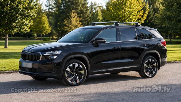 Черный Шкода Kodiaq 2024 в Таллин, объемом двигателя 2.00 л и пробегом 71 тыс. км за 46900 €, фото 2 на AUTOMOTO.COM.LV