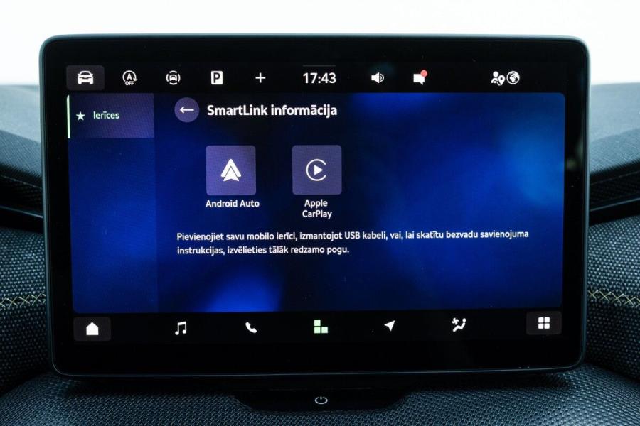 Black Skoda Kodiaq 2024 in Riga, with an engine capacity of 1.50 L and mileage of 39 thousand km for 33500 €, photo 22 on AUTOMOTO.COM.LV