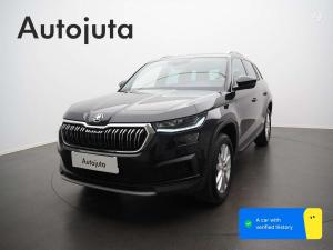 Black Skoda Kodiaq 2024 in Vilnius, with an engine capacity of 1.98 L and mileage of 134 thousand km for 31600 €, photo  on AUTOMOTO.COM.LV