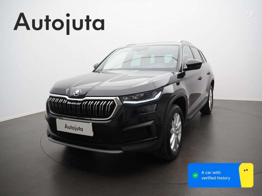 Black Skoda Kodiaq 2024 in Vilnius, with an engine capacity of 1.98 L and mileage of 134 thousand km for 31600 €, photo 1 on AUTOMOTO.COM.LV