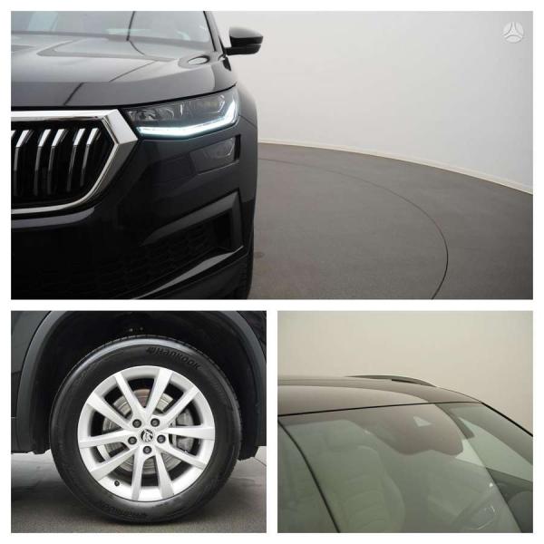 Black Skoda Kodiaq 2024 in Vilnius, with an engine capacity of 1.98 L and mileage of 134 thousand km for 31600 €, photo 7 on AUTOMOTO.COM.LV