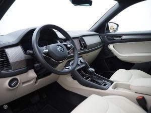 Black Skoda Kodiaq 2024 in Vilnius, with an engine capacity of 1.98 L and mileage of 134 thousand km for 31600 €, photo 10 on AUTOMOTO.COM.LV