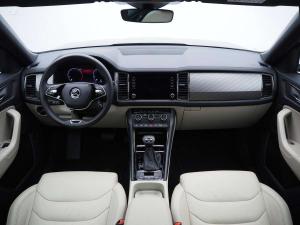 Black Skoda Kodiaq 2024 in Vilnius, with an engine capacity of 1.98 L and mileage of 134 thousand km for 31600 €, photo 17 on AUTOMOTO.COM.LV