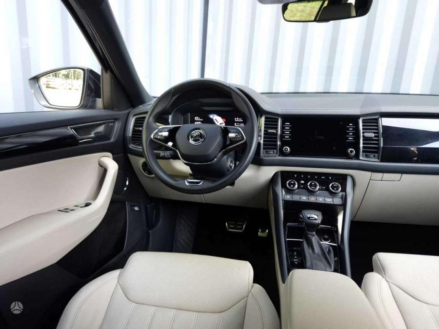 Черный Шкода Kodiaq 2024 в Вильнюс, объемом двигателя 1.98 л и пробегом 74 тыс. км за 37500 €, фото 8 на AUTOMOTO.COM.LV