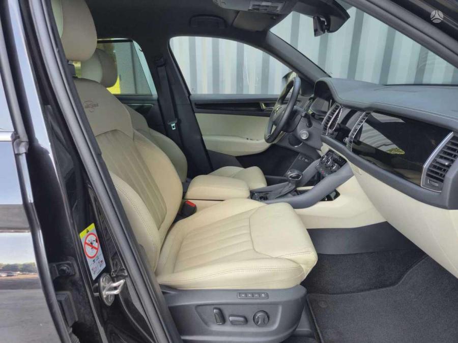 Черный Шкода Kodiaq 2024 в Вильнюс, объемом двигателя 1.98 л и пробегом 74 тыс. км за 37500 €, фото 9 на AUTOMOTO.COM.LV