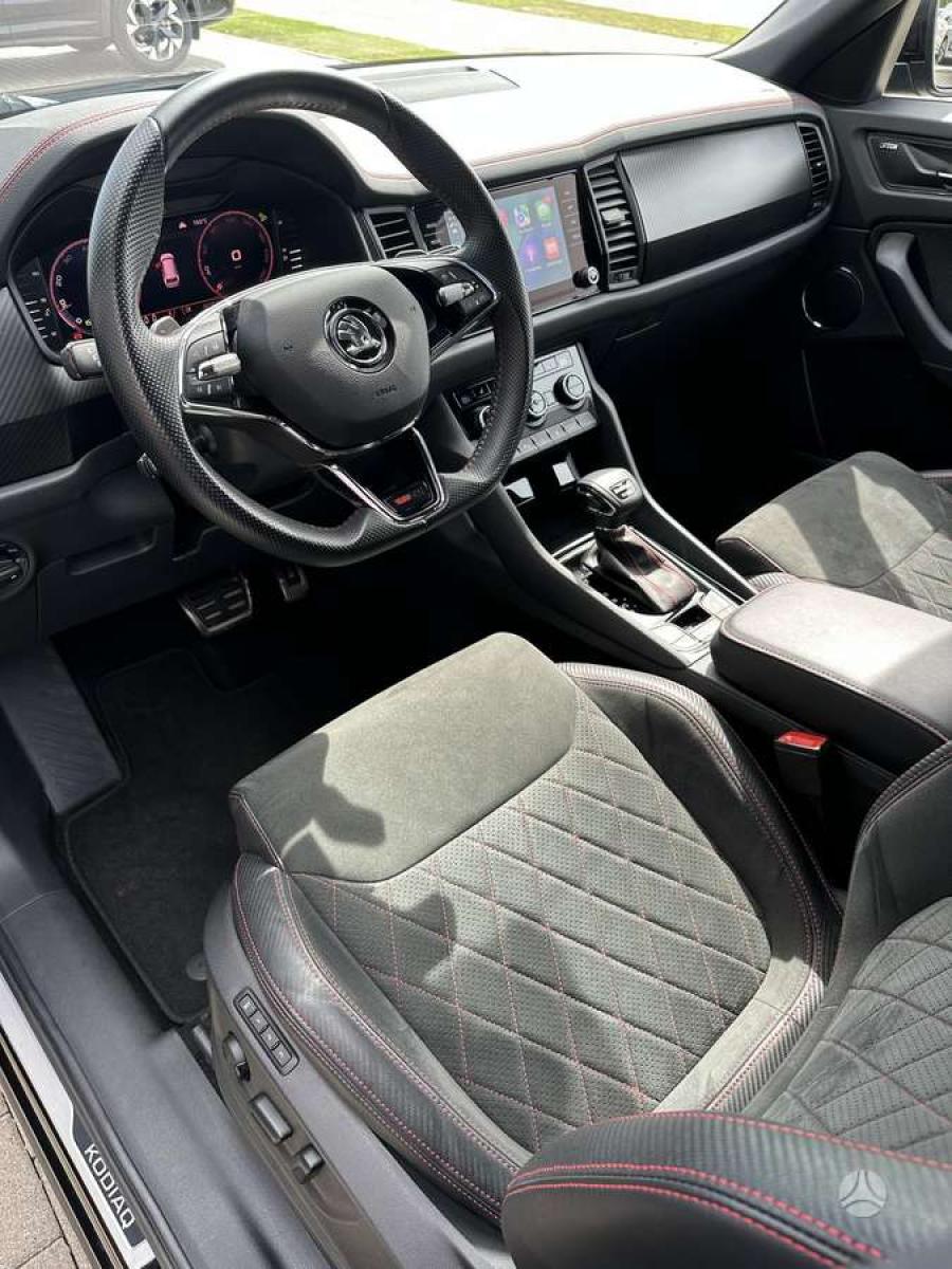 Черный Шкода Kodiaq 2024 в Клайпеда, объемом двигателя 1.98 л и пробегом 32 тыс. км за 38880 €, фото 12 на AUTOMOTO.COM.LV