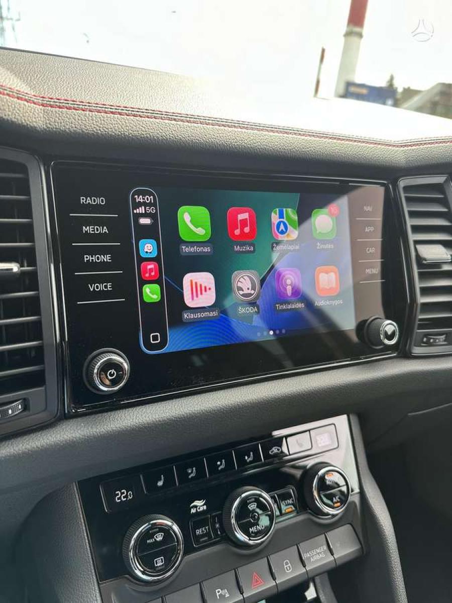 Черный Шкода Kodiaq 2024 в Клайпеда, объемом двигателя 1.98 л и пробегом 32 тыс. км за 38880 €, фото 19 на AUTOMOTO.COM.LV