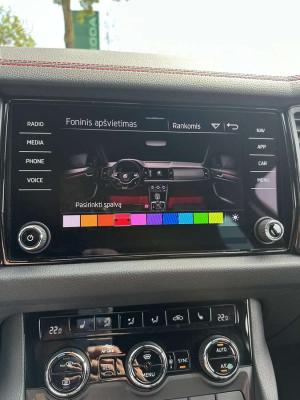 Черный Шкода Kodiaq 2024 в Клайпеда, объемом двигателя 1.98 л и пробегом 32 тыс. км за 38880 €, фото 22 на AUTOMOTO.COM.LV