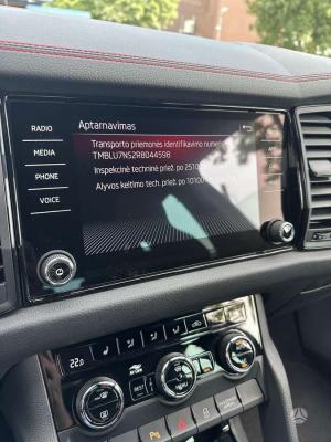Черный Шкода Kodiaq 2024 в Клайпеда, объемом двигателя 1.98 л и пробегом 32 тыс. км за 38880 €, фото 24 на AUTOMOTO.COM.LV